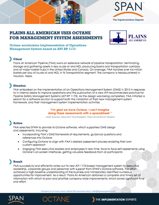 Case Study - Plains All American Uses Octane For Management System ...
